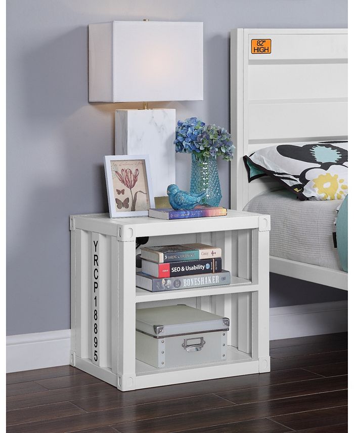 Acme Furniture Cargo Nightstand with USB Charging Dock & Reviews ...