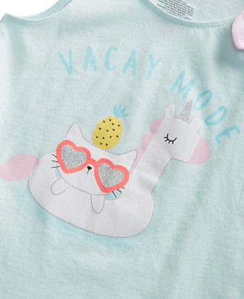 First Impressions Baby Girls Vacay Cat Cotton Top, Created for Macy's ...