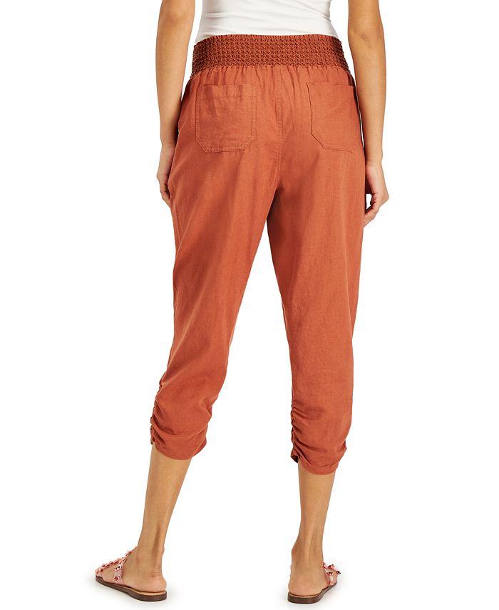 Rewash Juniors' Ruched-Hem Jogger Pants & Reviews - Leggings & Pants ...