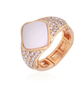 T Tahari Women's Shell Chic Stretch Ring - Macy's