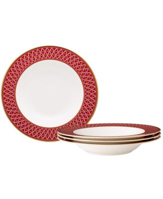 Noritake Crochet Set of 4 Soup Bowls, 8 1/2" 12 OZ - Macy's
