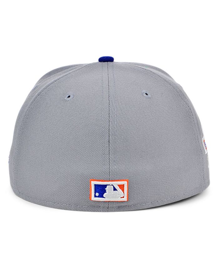 New Era New York Mets Gray Anniversary 59FIFTY Cap - Macy's