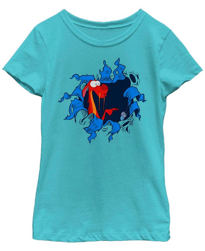 Fifth Sun Big Girls Disney Princesses Oh Mushu Short Sleeve T-shirt ...