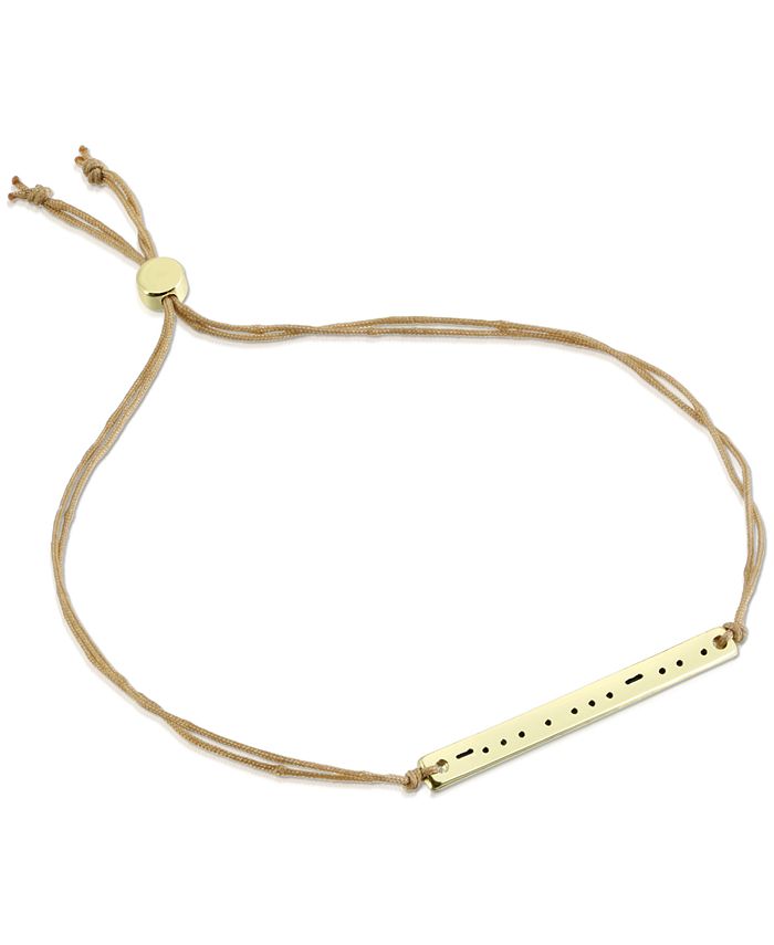 LUCKY FEATHER Morse Code Bestie Bracelet - Macy's