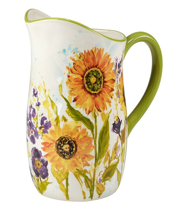 Certified International Sun Garden Pitcher - Macy's