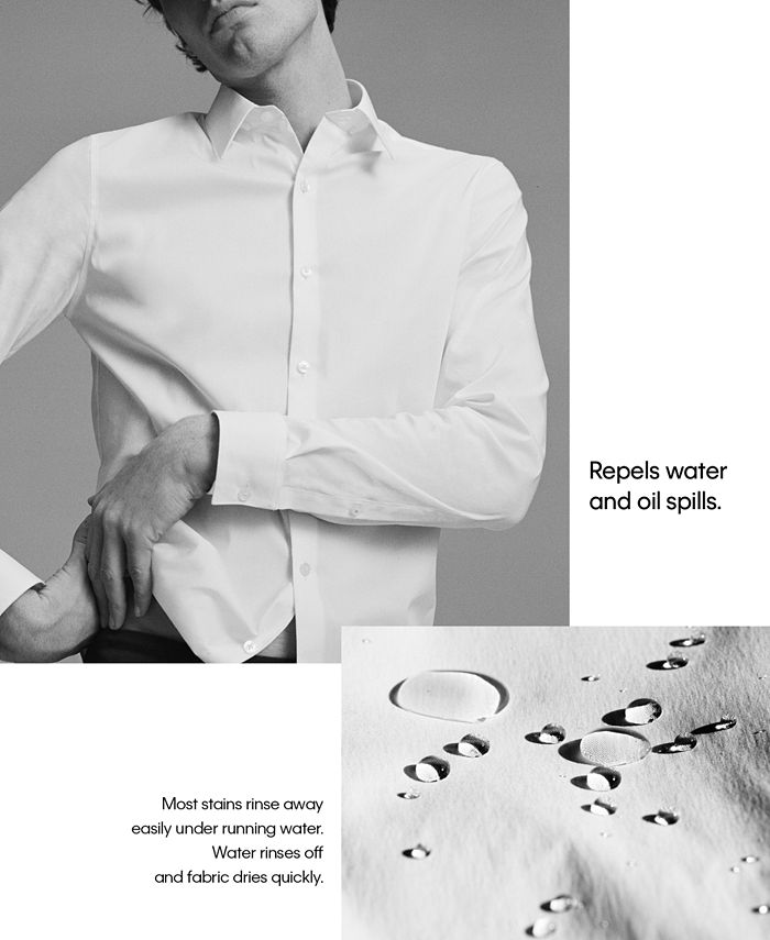 Calvin Klein Men's Extreme Slim Fit Stain Shield Performance Stretch ...