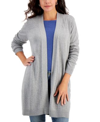 Karen Scott Ottoman Open-Front Duster, Created for Macy's - Macy's