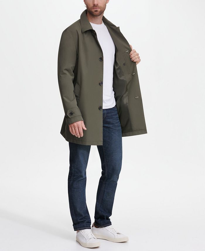 Cole Haan Men's Classic Button Front Rain Topper - Macy's