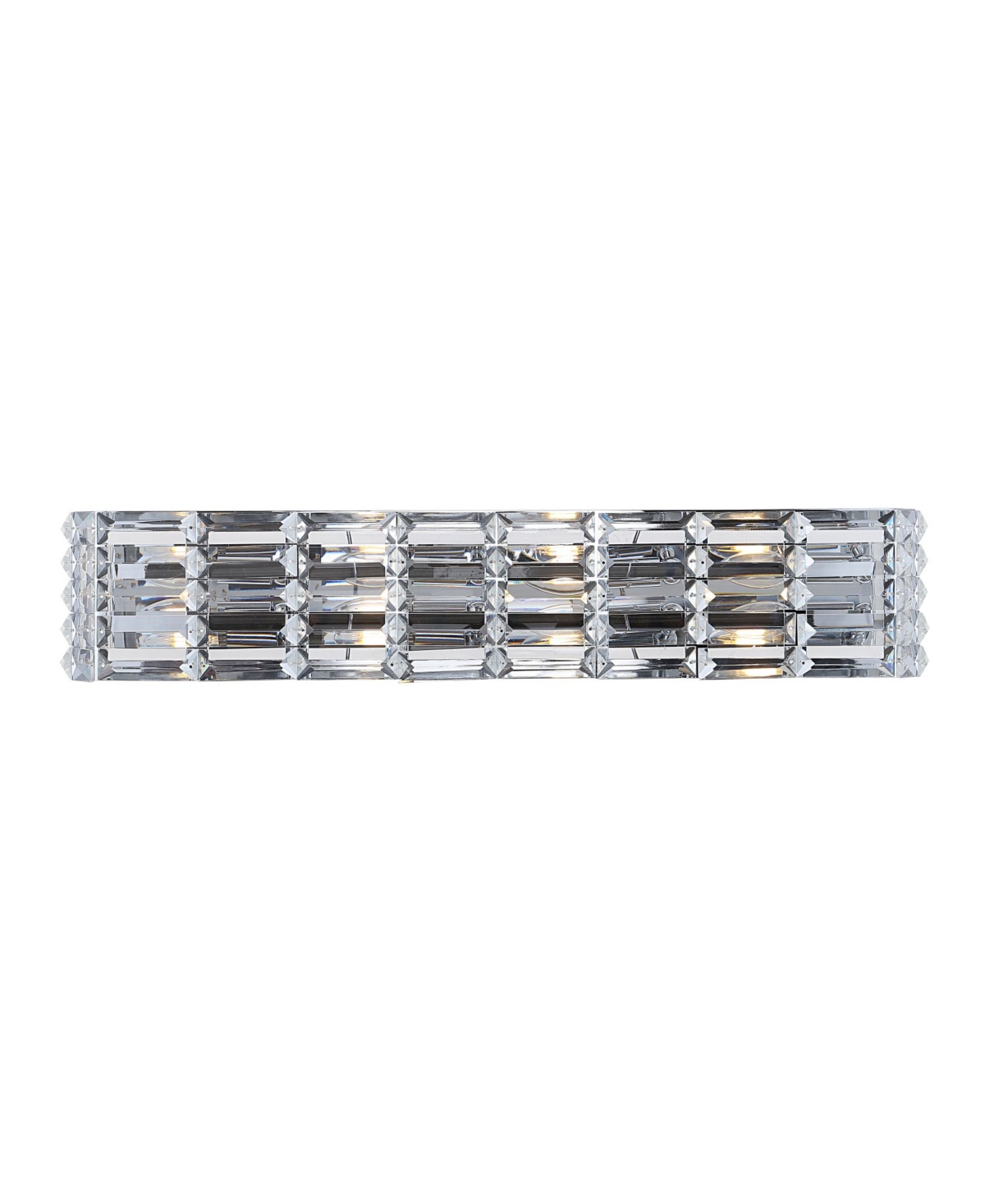 Click here for Evelyn Crystal Rectangle 4-Light Glam Modern Led V... prices