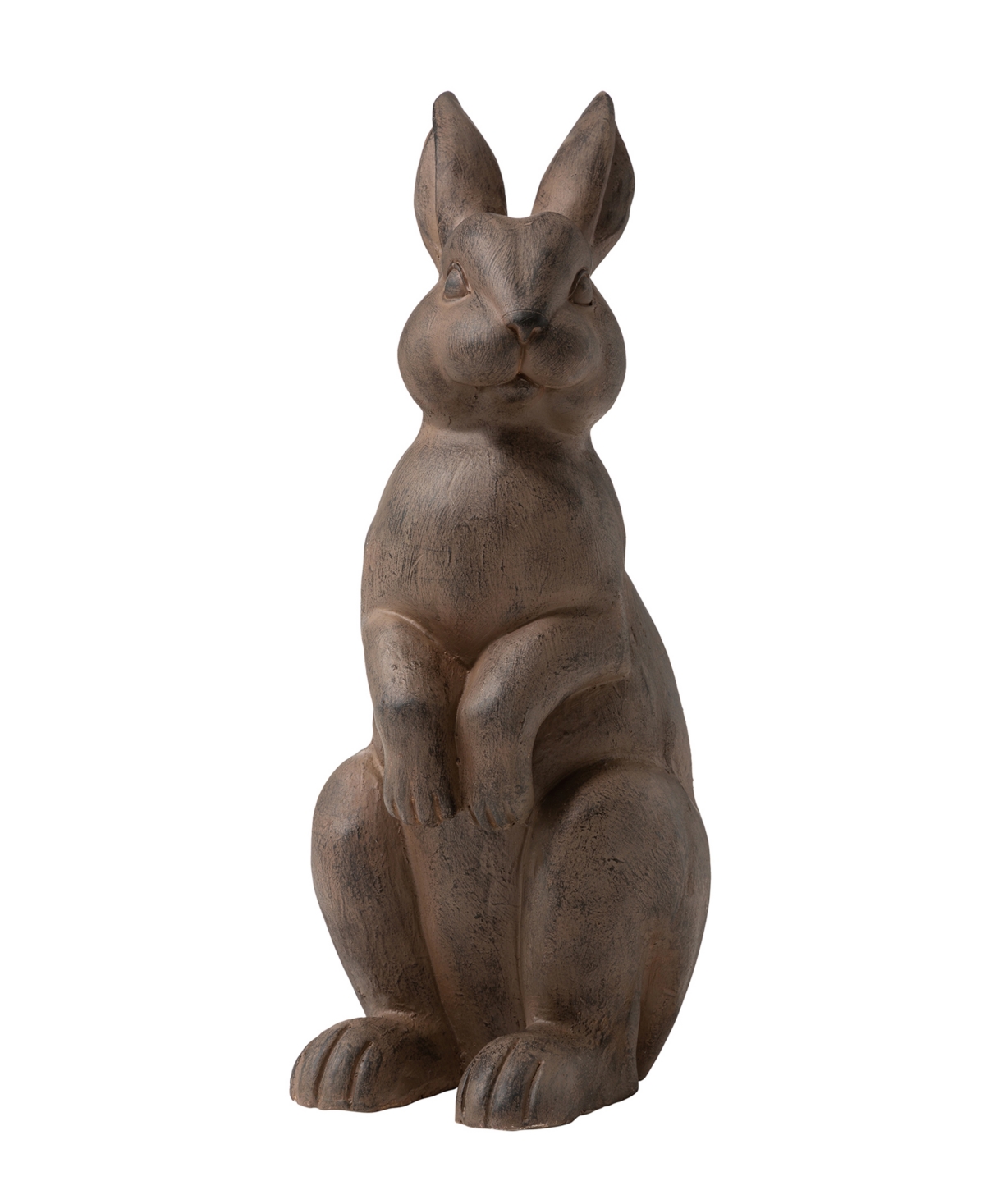 Click here for Glitzhome Standing Rabbit Statue - Brown prices