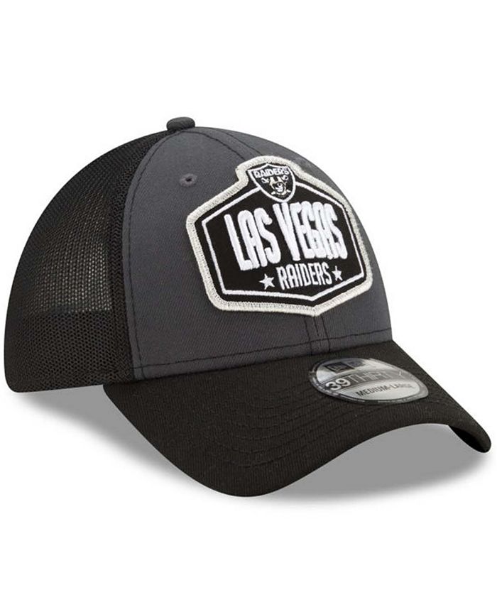 New Era Las Vegas Raiders 2021 Draft 39THIRTY Cap - Macy's