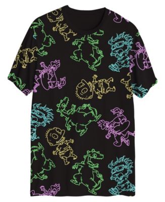 Rugrats Neon Men's SS AOP Tshirt - Macy's