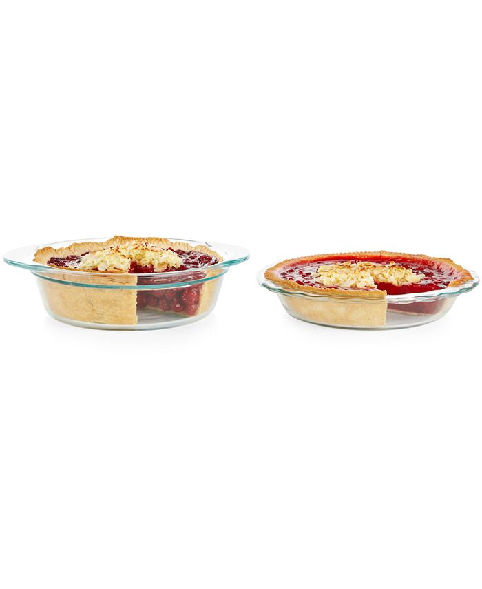 Pyrex Deep Pie Dishes, Set of 2 - Macy's