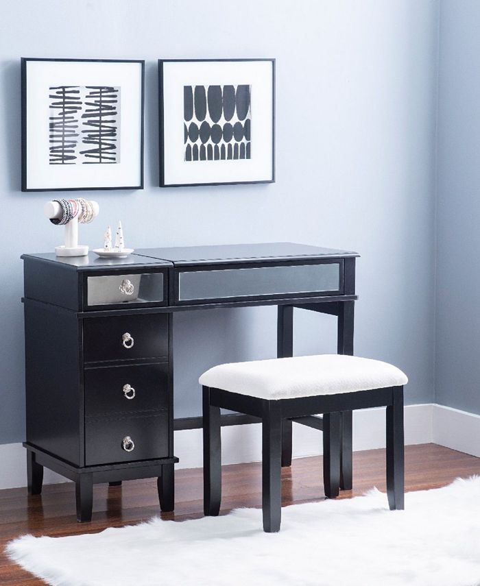 Linon Home Décor Linon Home Decor Elam Vanity Set, 2 Pieces - Macy's