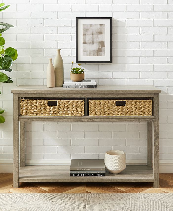 Walker Edison Storage Entry Table - Macy's