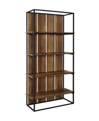 Farmhouse Plank Back Bookshelf - Macy's
