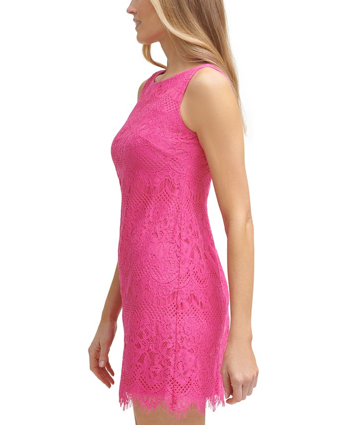 Jessica Howard Petite Lace Shift Dress - Macy's