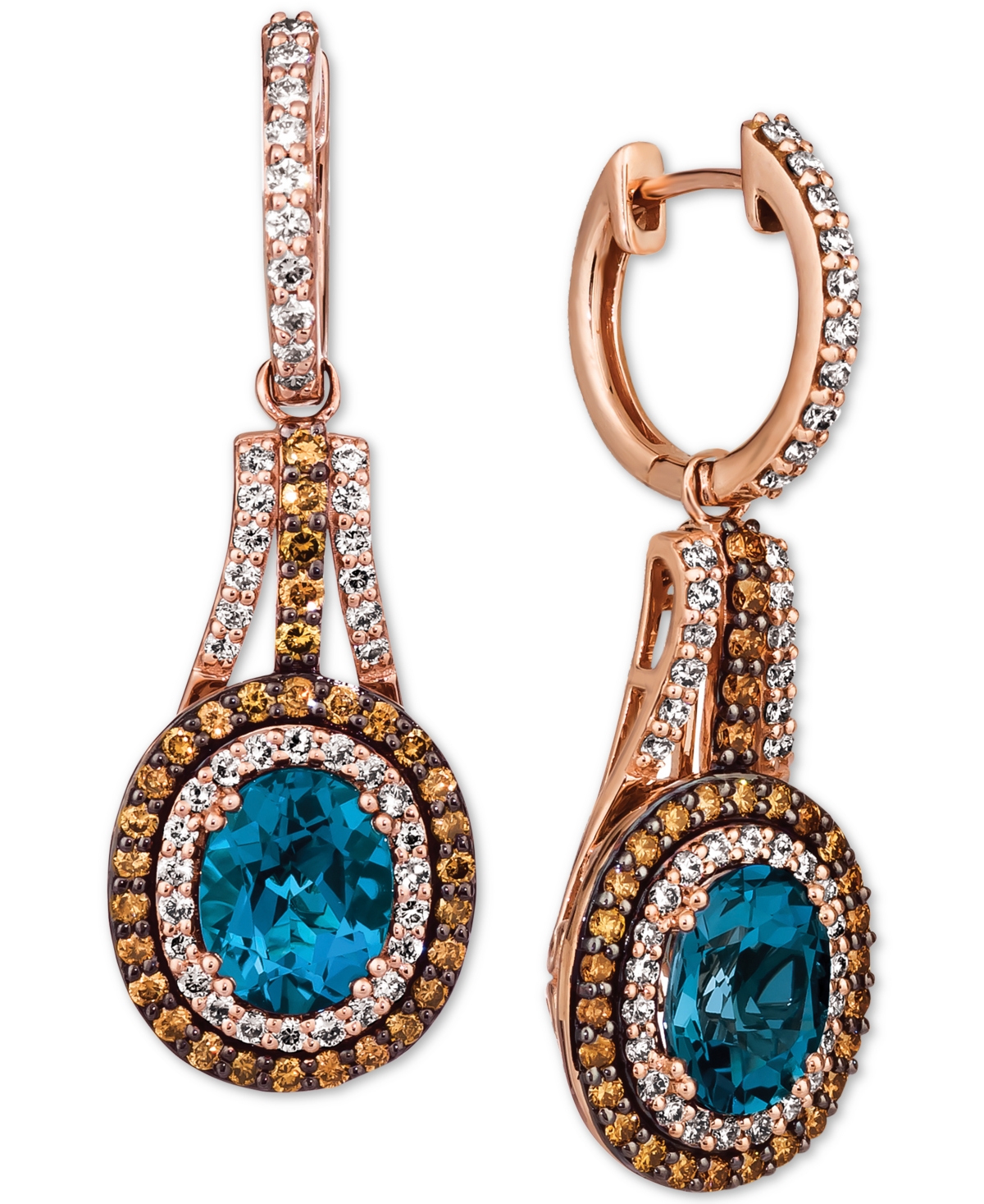 Click here for Le Vian Deep Sea Blue Topaz (3-1/2 ct. t.w.) & Dia... prices