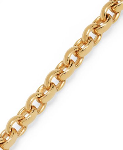 Signature Gold™ Rolo Chain Bracelet in 14k Gold over Resin - Bracelets ...