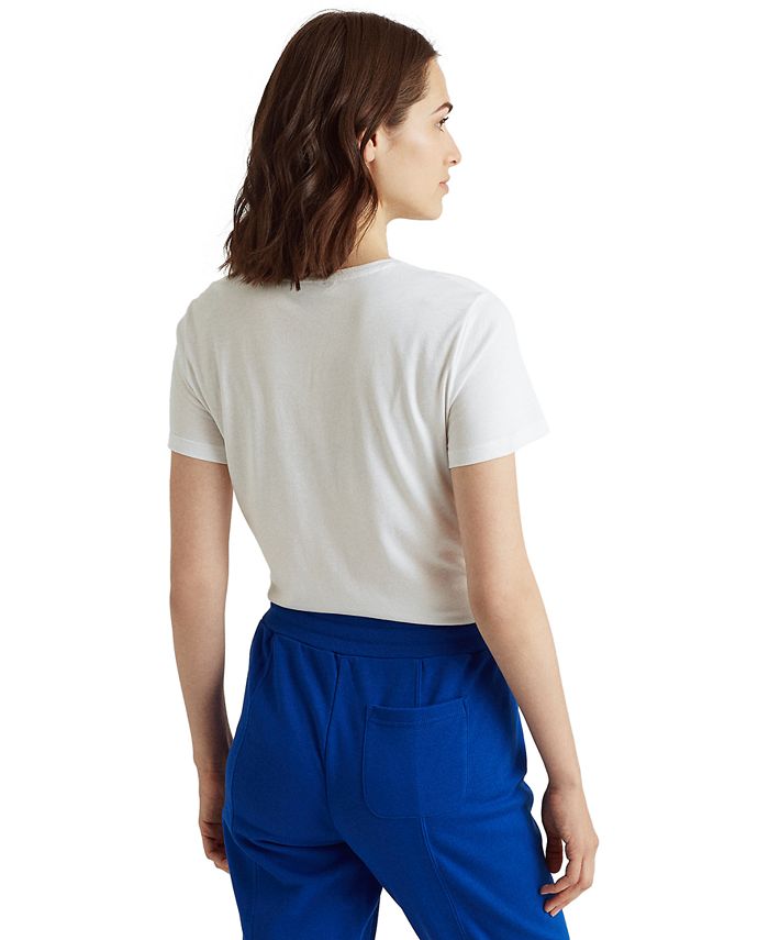 Lauren Ralph Lauren Founding Year Logo T-Shirt & Reviews - Tops - Women ...