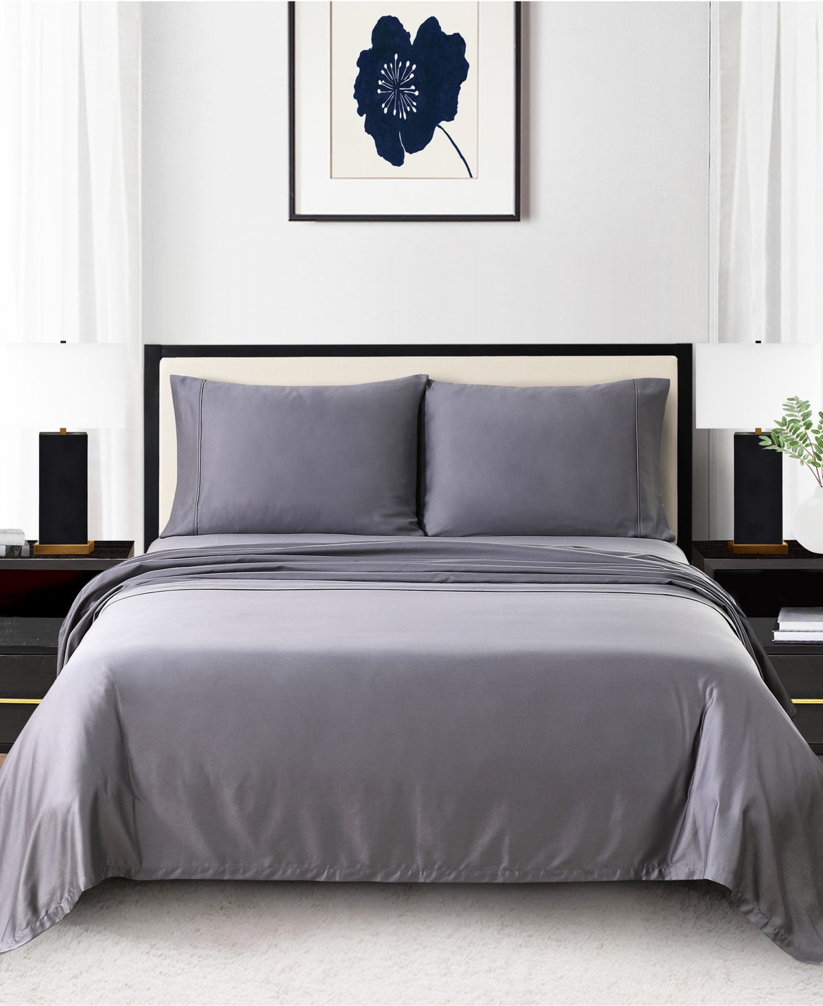 Click here for Anne Klein Reverie 100 Cotton Sateen 4-Pc. Sheet S... prices