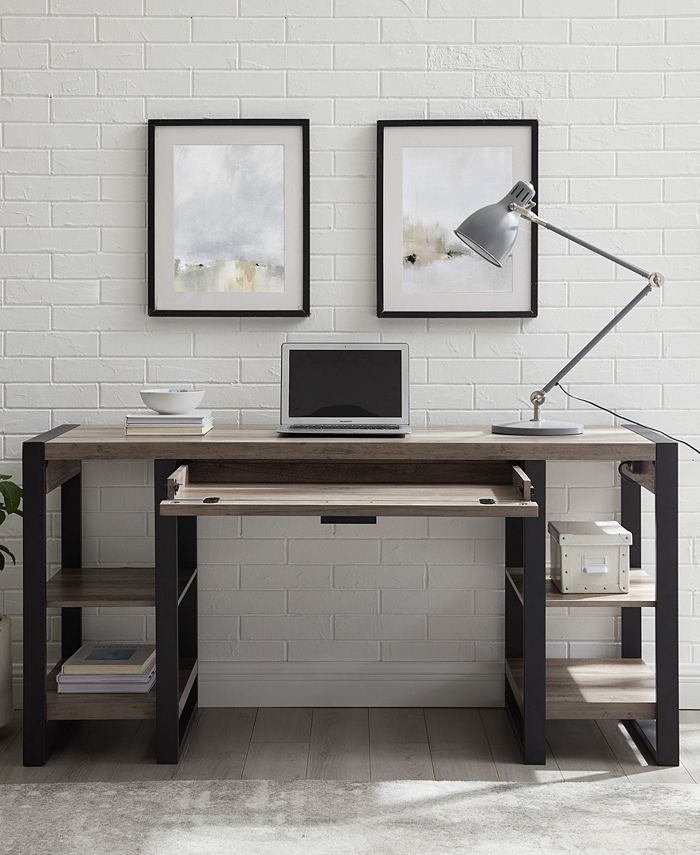 Walker Edison Wood Computer Desk - Macy's