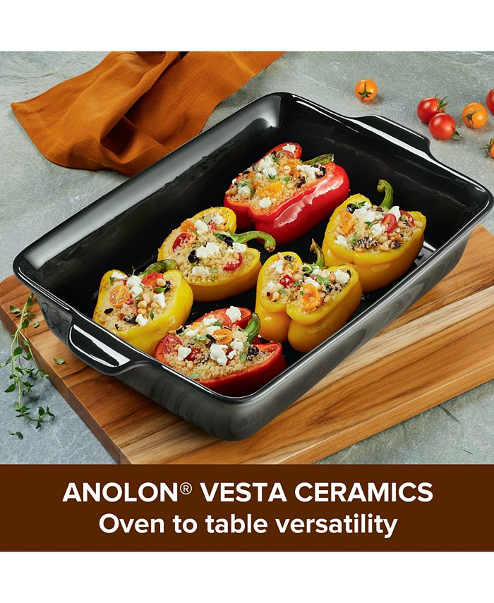 Anolon Vesta 9" x 13" Ceramic Baker - Macy's