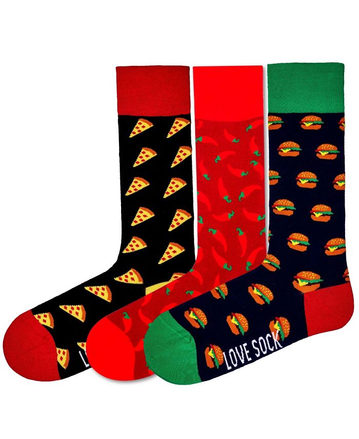 Love Sock Company Men's Luxury Novelty Crew Socks in Hot Junk Gift Box ...