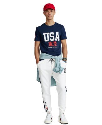 Polo Ralph Lauren Men's ECOFAST Pure Team USA Jersey T-Shirt & Jogger ...