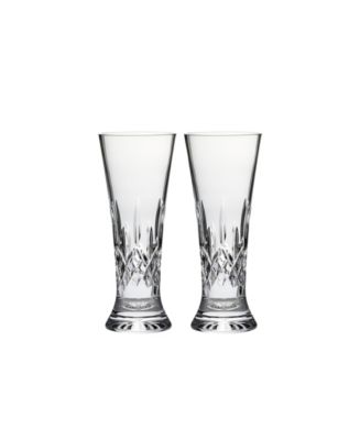 Waterford Lismore Pilsner Glasses 14 Oz, Set of 2 - Macy's
