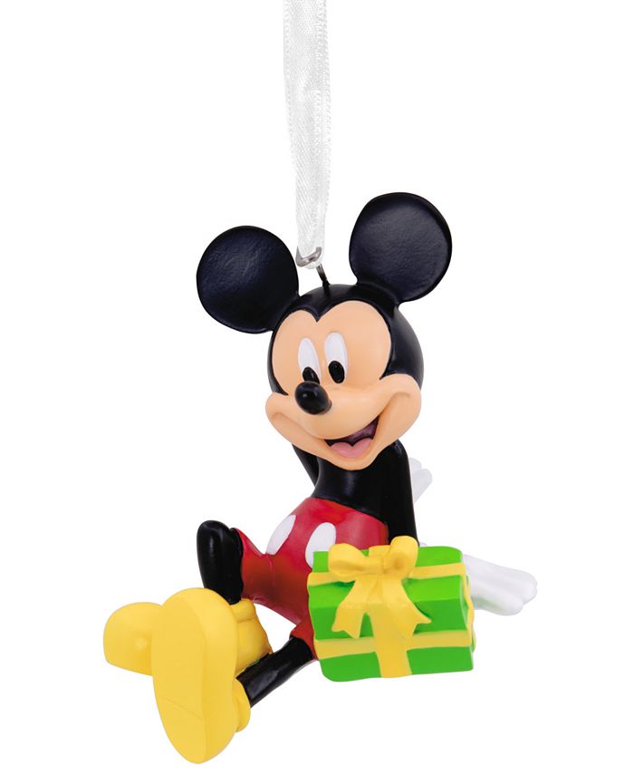 Hallmark Disney Mickey Mouse and Present Christmas Ornament - Macy's
