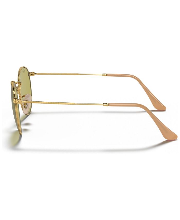 Ray-Ban Unisex Round Washed Evolve Sunglasses, Photochromic RB3447 - Macy's