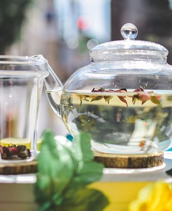 GROSCHE Monaco Glass Teapot with Glass Tea Infuser, 42 fl oz Capacity ...