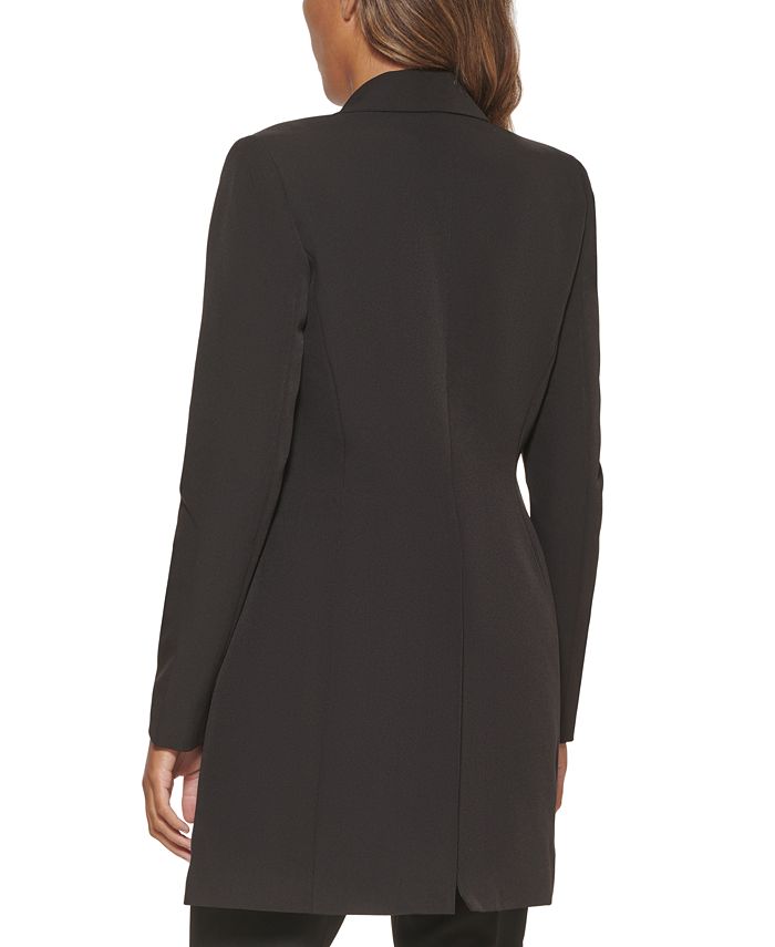 Calvin Klein One-Button Topper Jacket - Macy's