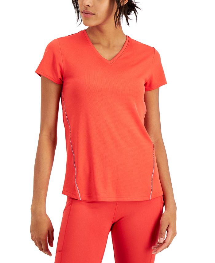 Id Ideology Active Reflective V Neck T Shirt Created For Macys Macys