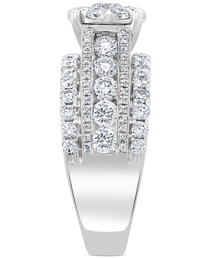 EFFY Collection EFFY® Diamond Multi-Row Engagement Ring (2 ct. t.w.) in ...
