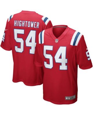 Men's Dont'a Hightower Red New England Patriots Alternate Game Jersey ...