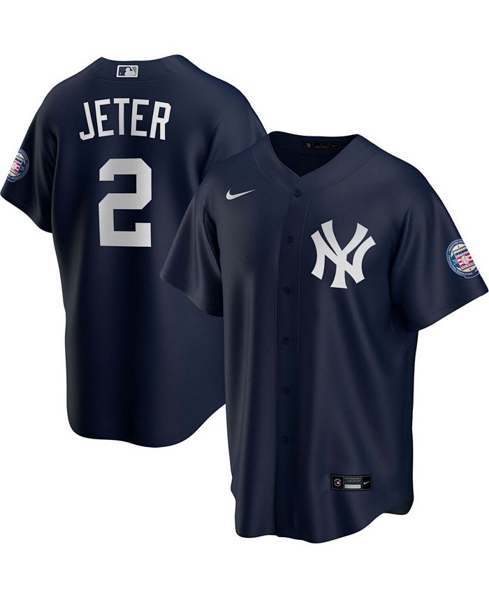 Nike Men's Derek Jeter Navy New York Yankees 2020 Hall of Fame ...