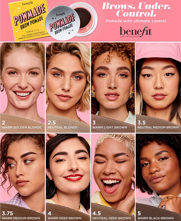 Benefit Cosmetics POWmade Waterproof & Smudge-Proof Brow Pomade - Macy's