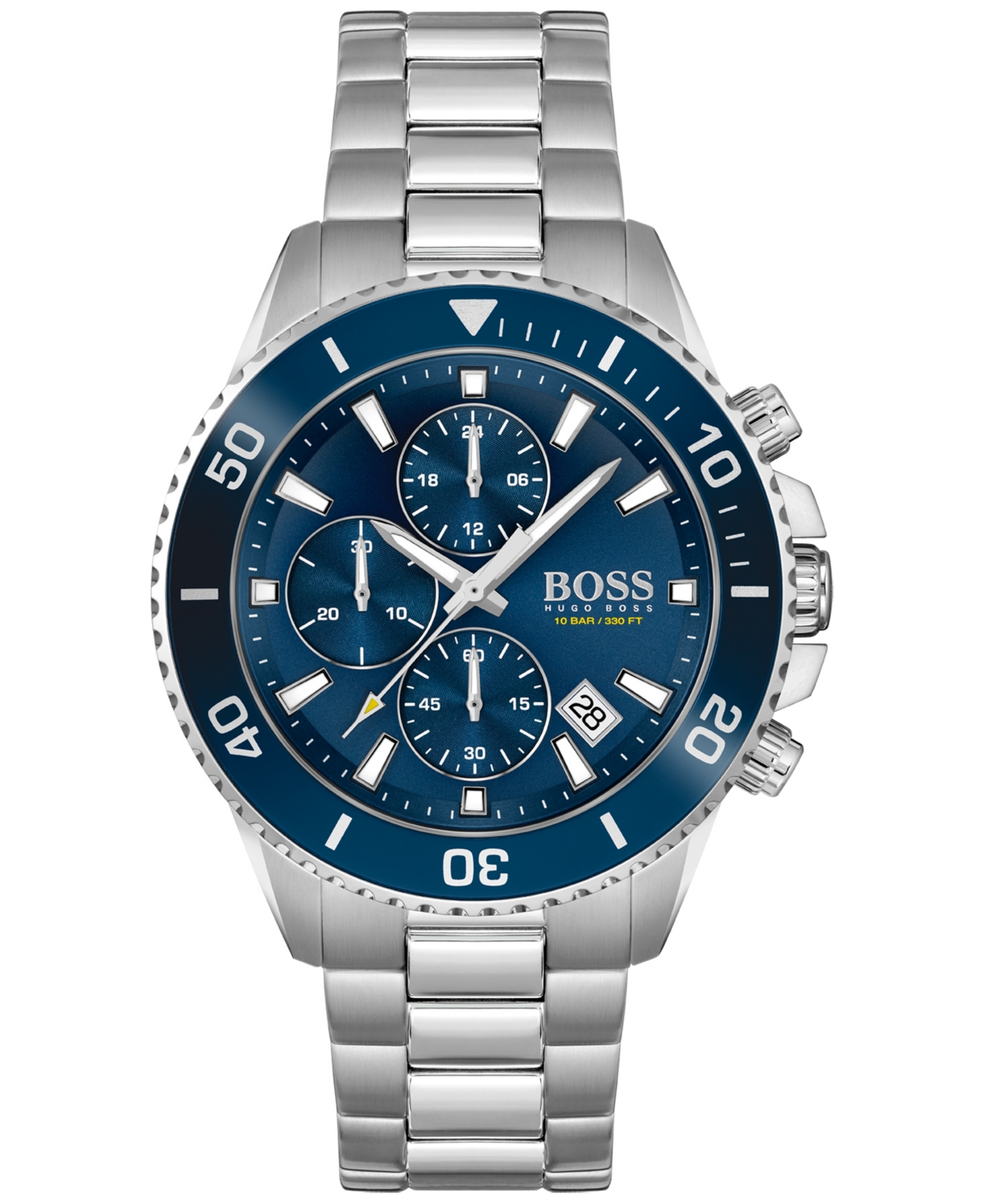 Click here for Hugo Boss Mens Admiral Chronograph Stainless Steel... prices