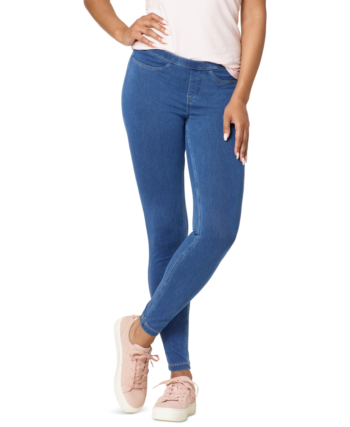 Click here for Hue Classic Stretch Denim Leggings  Regular & Plus... prices