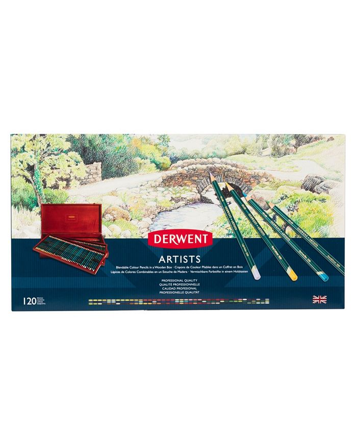 Derwent Artists' Colored Pencil Set, 120 Pieces - Macy's