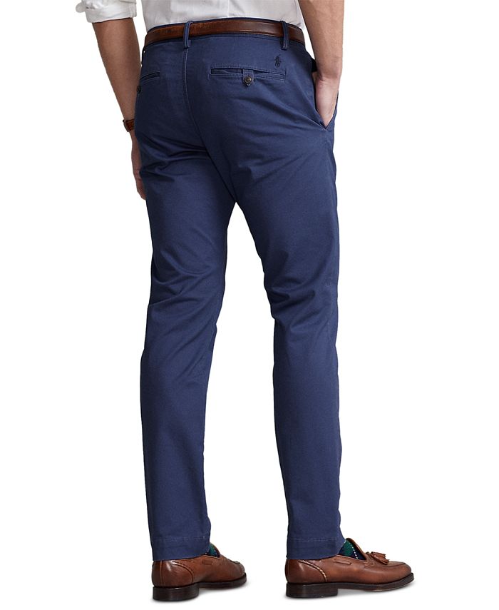 Polo Ralph Lauren Men's Stretch Slim Fit Chino Pants - Macy's