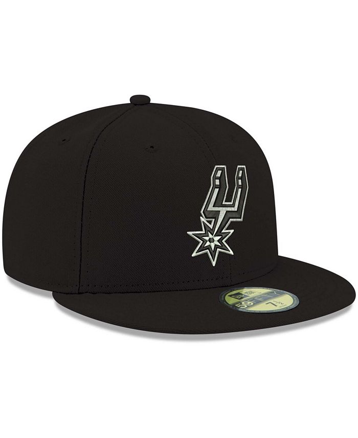 New Era Men's San Antonio Spurs Official Team Color 59FIFTY Fitted Cap ...