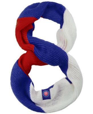 FOCO Women's Chicago Cubs Colorblock Knit Infinity Scarf - Macy's