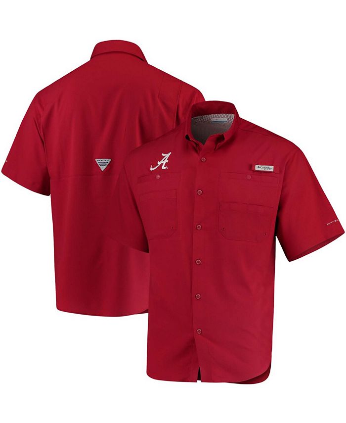Columbia Men's Alabama Crimson Tide PFG Tamiami Shirt - Macy's