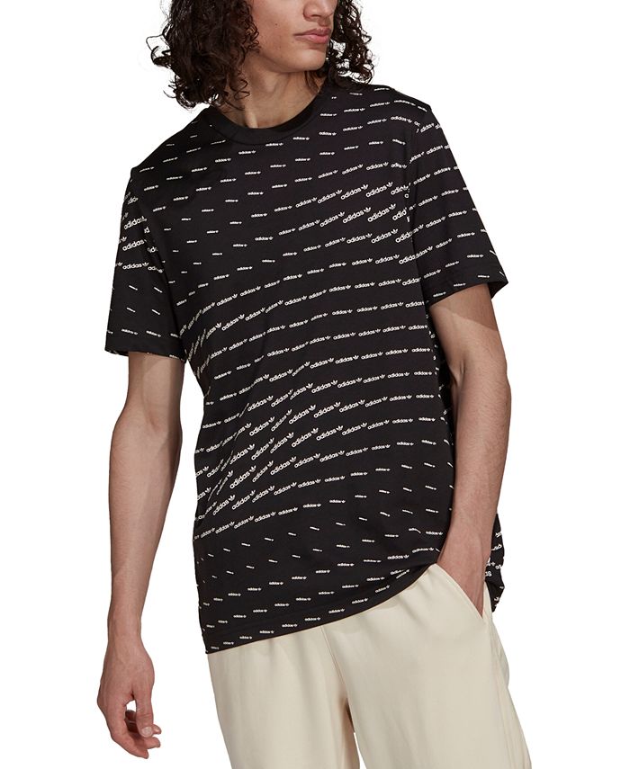 adidas Men's Originals Monogram Logo Graphic T-Shirt - Macy's