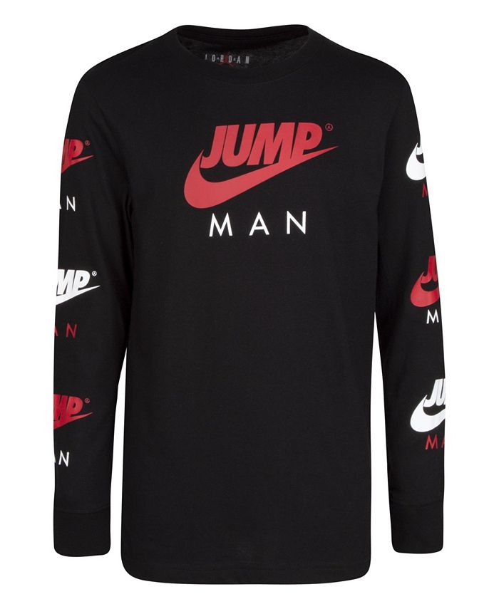 Jordan Little Boys Jumpman Triple Threat Logo Graphic T-shirt - Macy's