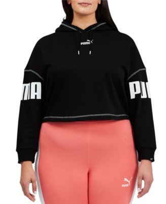 Puma Plus Size Logo Hoodie - Macy's