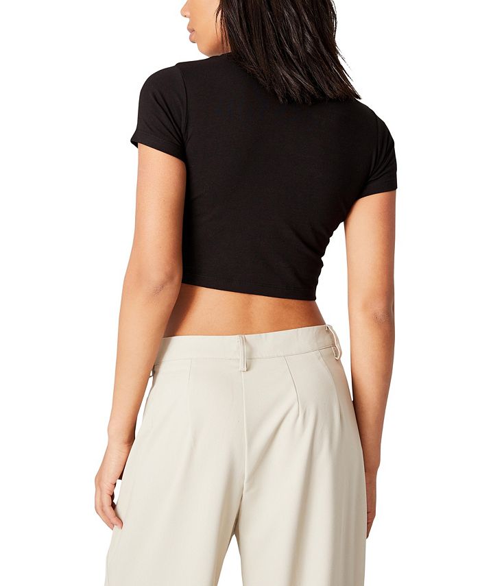 COTTON ON Women's Micro Baby Crop T-shirt - Macy's